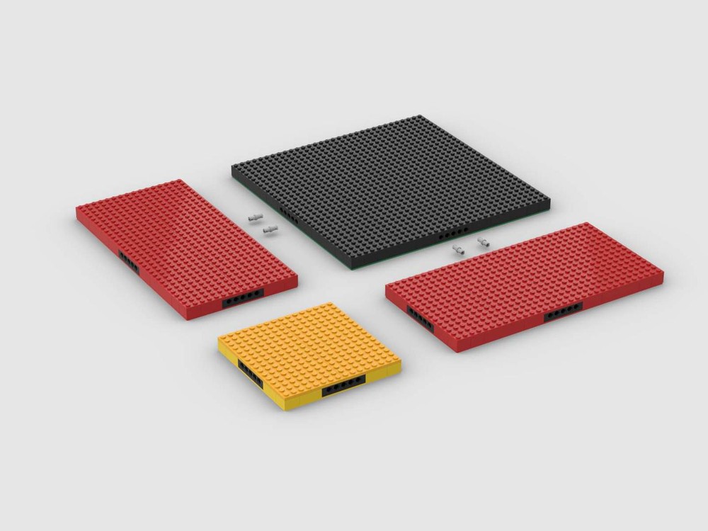 Lego Moc Display Size Plates By Mdaro Rebrickable Build With Lego