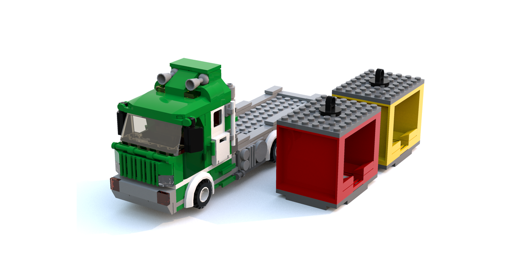 Lego Moc Heavy Cargo Truck By Legotree Rebrickable Build With Lego