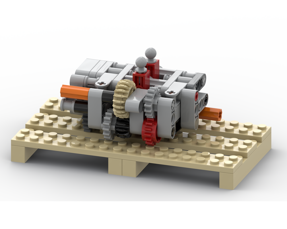 LEGO MOC 4-speed gearbox by KucMocs | Rebrickable - Build with LEGO
