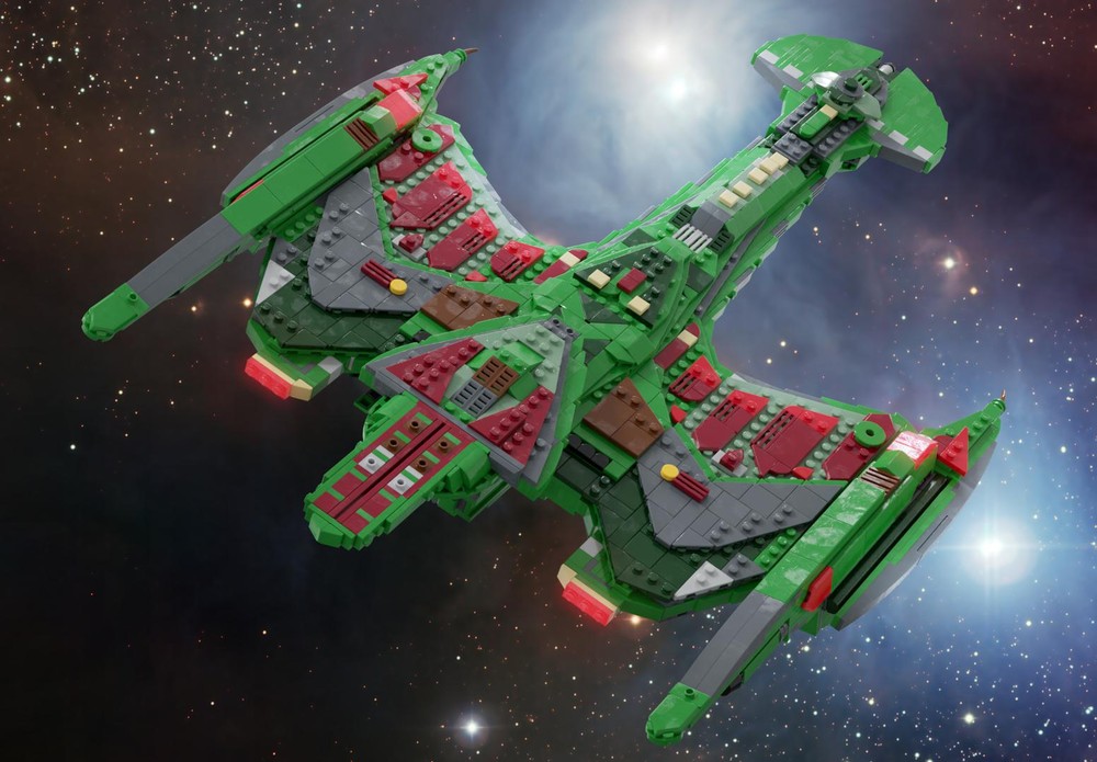 LEGO MOC Negh'Var-class Warship by Lilium Brick Yards | Rebrickable ...