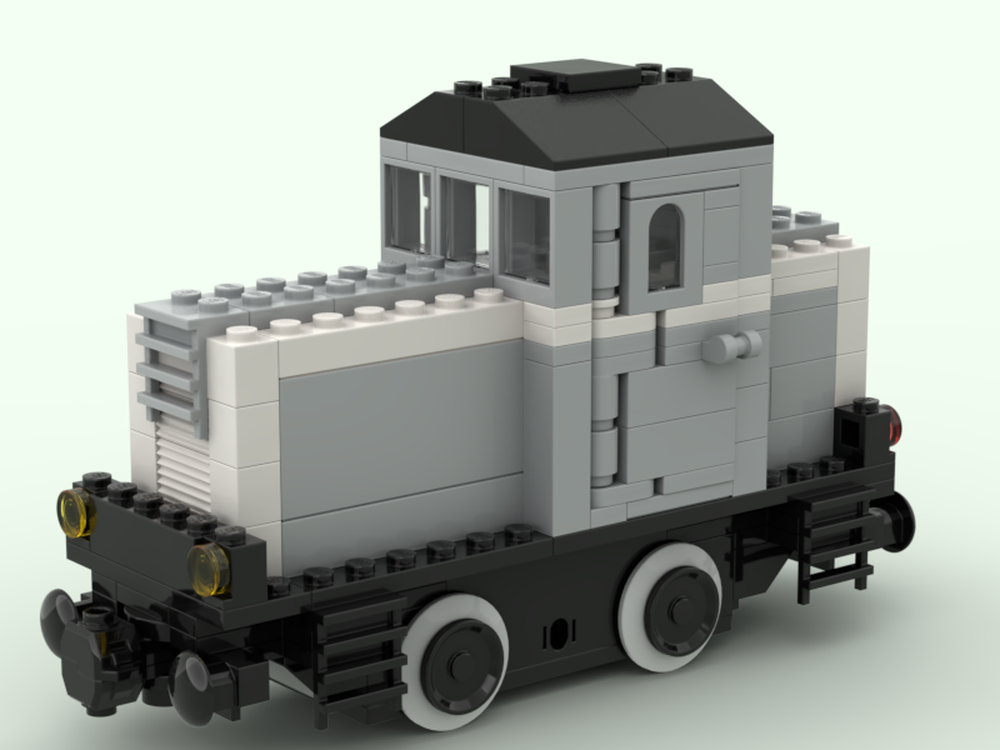 LEGO MOC 7760 Electric Diesel Locomotive (Diesel Shunter Locomotive) - Powered Up MOC by Basti2 ...
