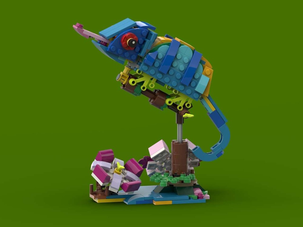 LEGO MOC Chameleon by Niouls | Rebrickable - Build with LEGO