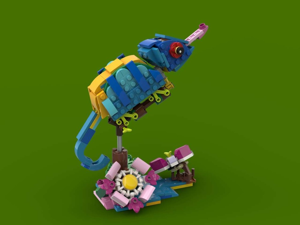 LEGO MOC Chameleon by Niouls | Rebrickable - Build with LEGO