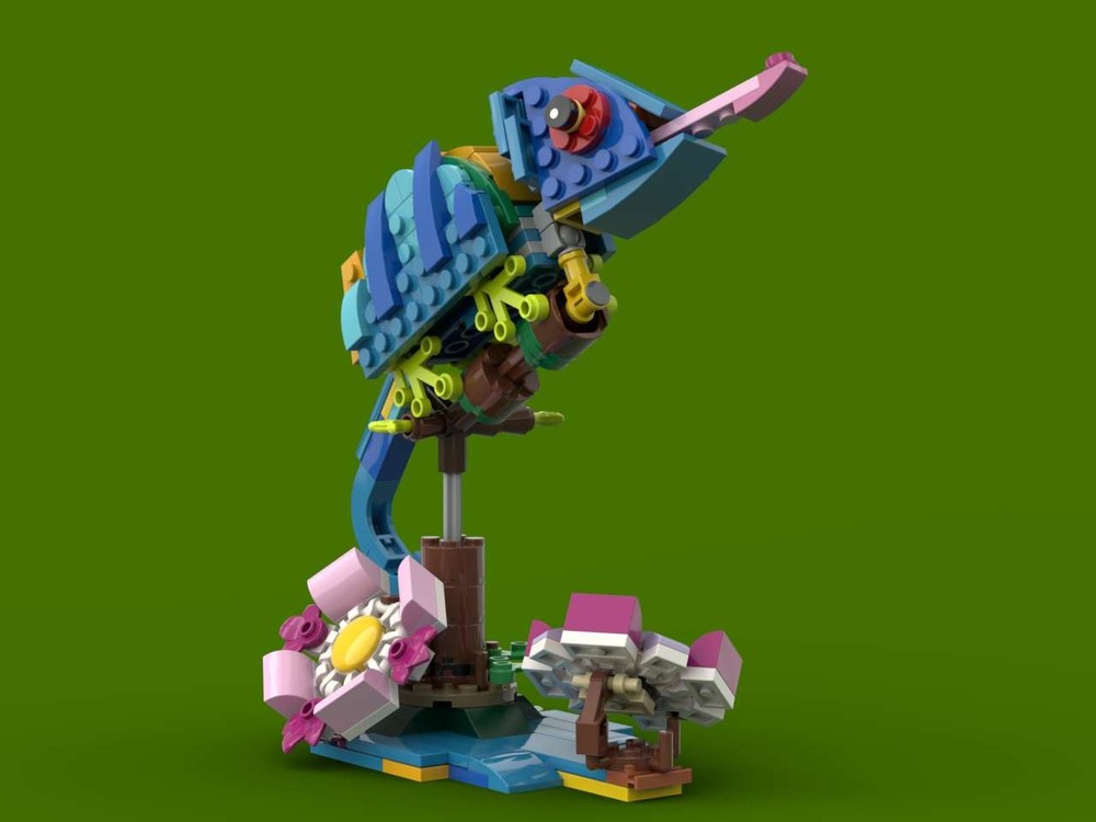 LEGO MOC Chameleon by Niouls | Rebrickable - Build with LEGO
