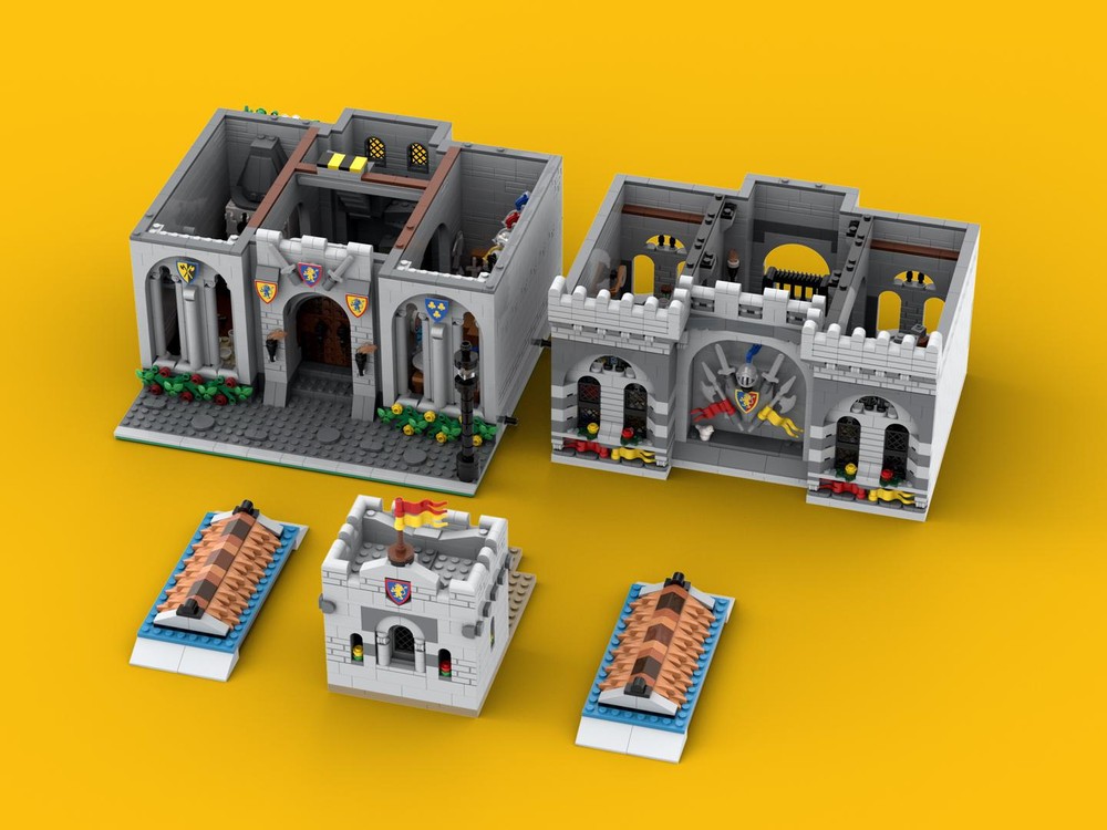 LEGO MOC Medieval Museum - 10305 Lion Knights' Castle Modification by ...