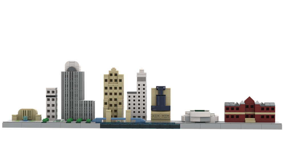 LEGO MOC Cincinnati skyline by kubak5 | Rebrickable - Build with LEGO