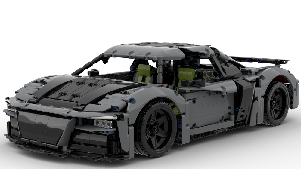 LEGO MOC Audi R8 Quattro - B model for Peugeot 42156 by cardboy ...