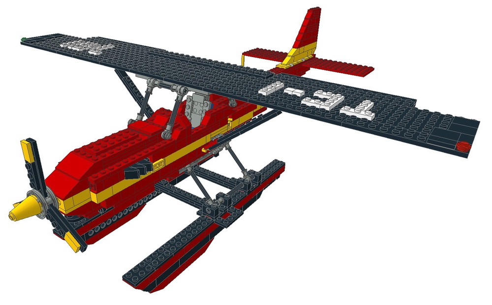 LEGO MOC Amphibian Aircraft by sgore | Rebrickable - Build with LEGO