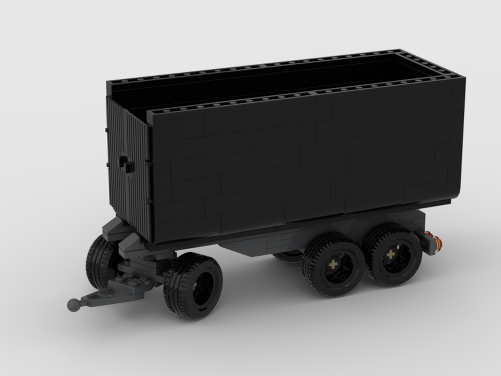LEGO MOC Container trailer by HIGHWAY-PATROL | Rebrickable - Build with ...