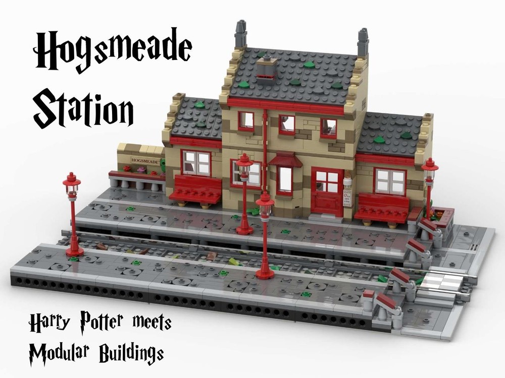 LEGO MOC Hogsmeade Station (HP / Modular Buildings) by penumbra12 | Rebrickable - Build with LEGO