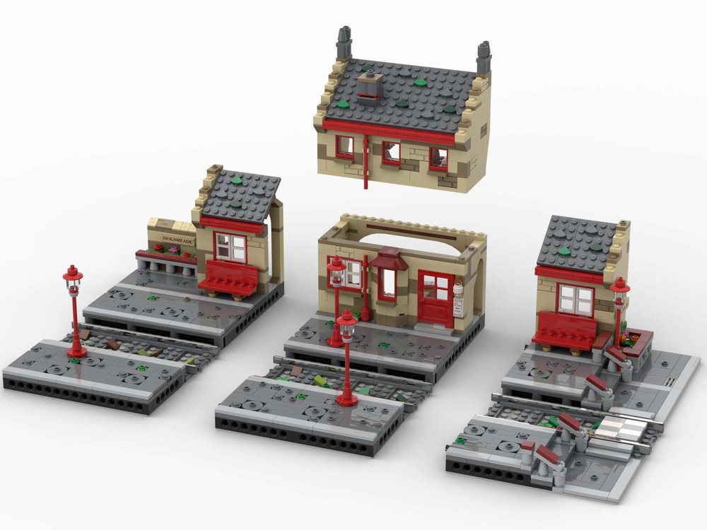 LEGO MOC Hogsmeade Station (HP / Modular Buildings) by penumbra12 | Rebrickable - Build with LEGO