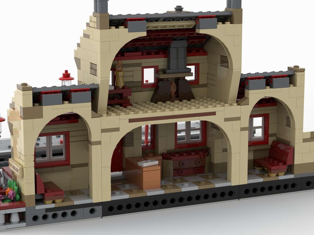 LEGO MOC Hogsmeade Station (HP / Modular Buildings) by penumbra12 ...