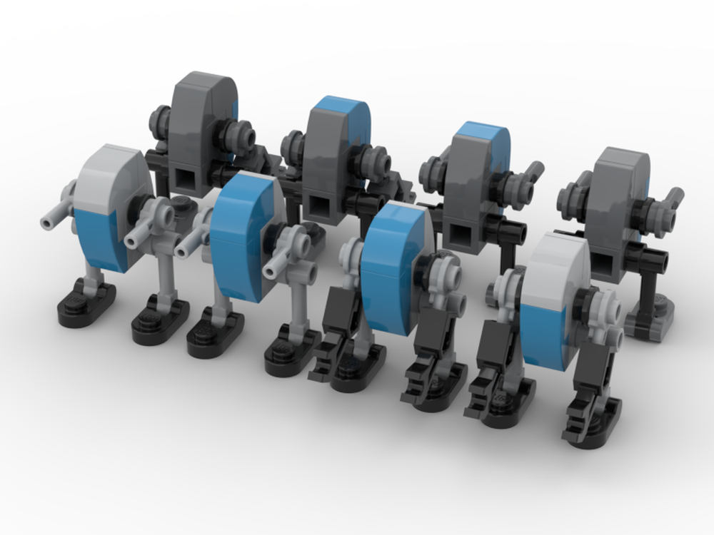 LEGO MOC Tny war robots by MasterCarBuilde | Rebrickable - Build with LEGO