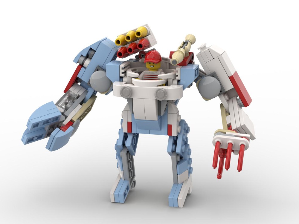 LEGO MOC Retro Food Truck Mech Suit by eric_nunya | Rebrickable - Build ...
