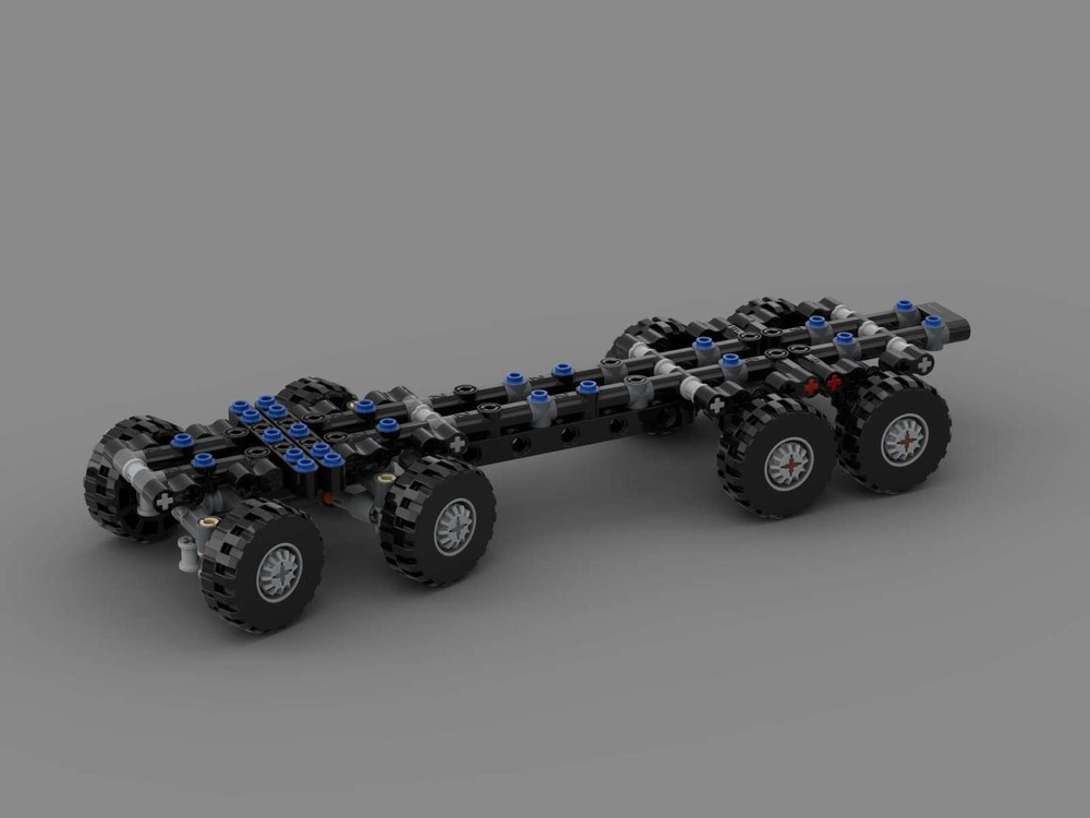 Lego Moc 10 Grid Simulated Off Road Truck Chassis By One Big Turnip