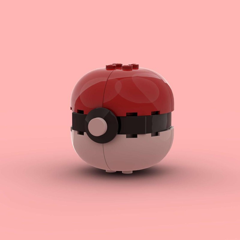 LEGO MOC Pokeball by blue_dolfin_bricks | Rebrickable - Build with LEGO
