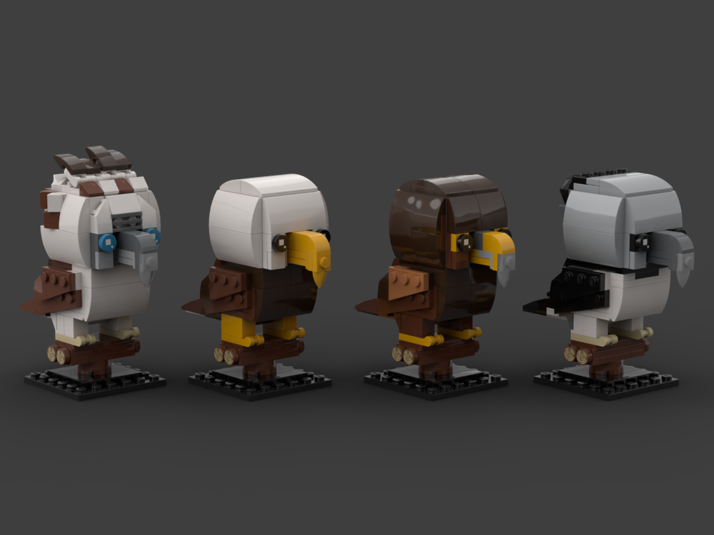 LEGO MOC Iconic Eagles of the World: Birdheadz (Value Pack) by ...