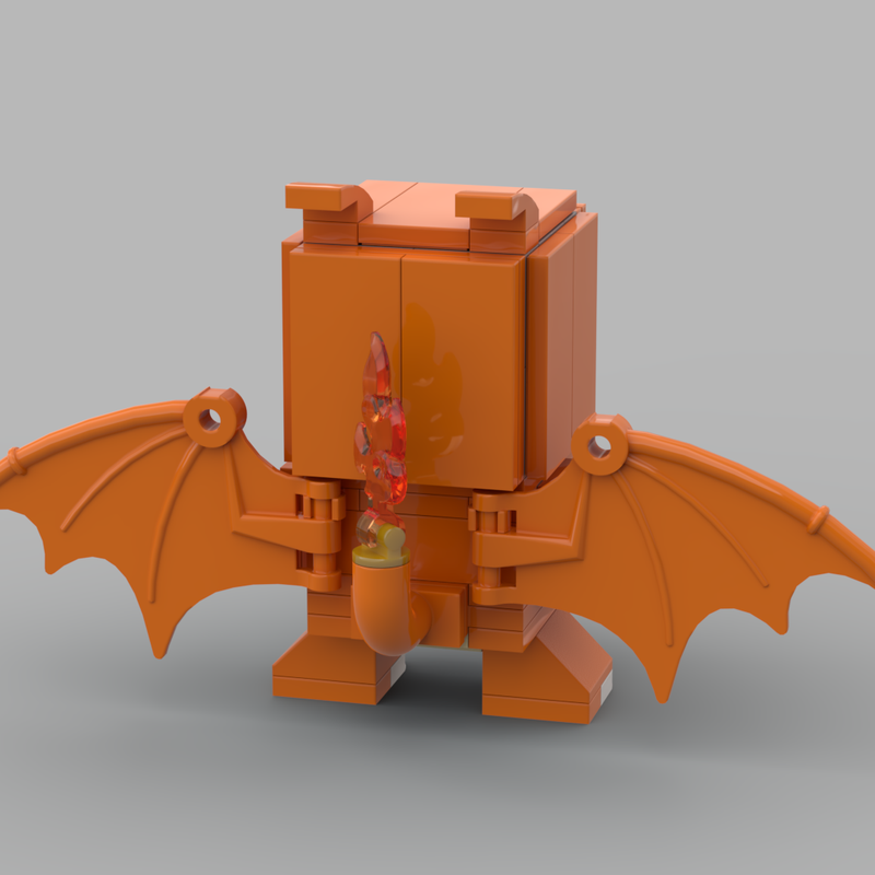 LEGO MOC Charizard (Pokémon) by herpuderpules | Rebrickable - Build ...