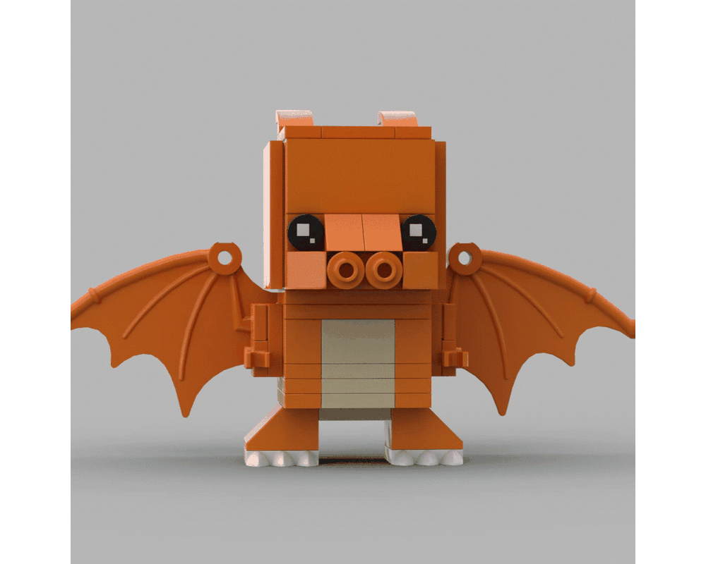 LEGO MOC Charizard (Pokémon) by herpuderpules | Rebrickable - Build ...