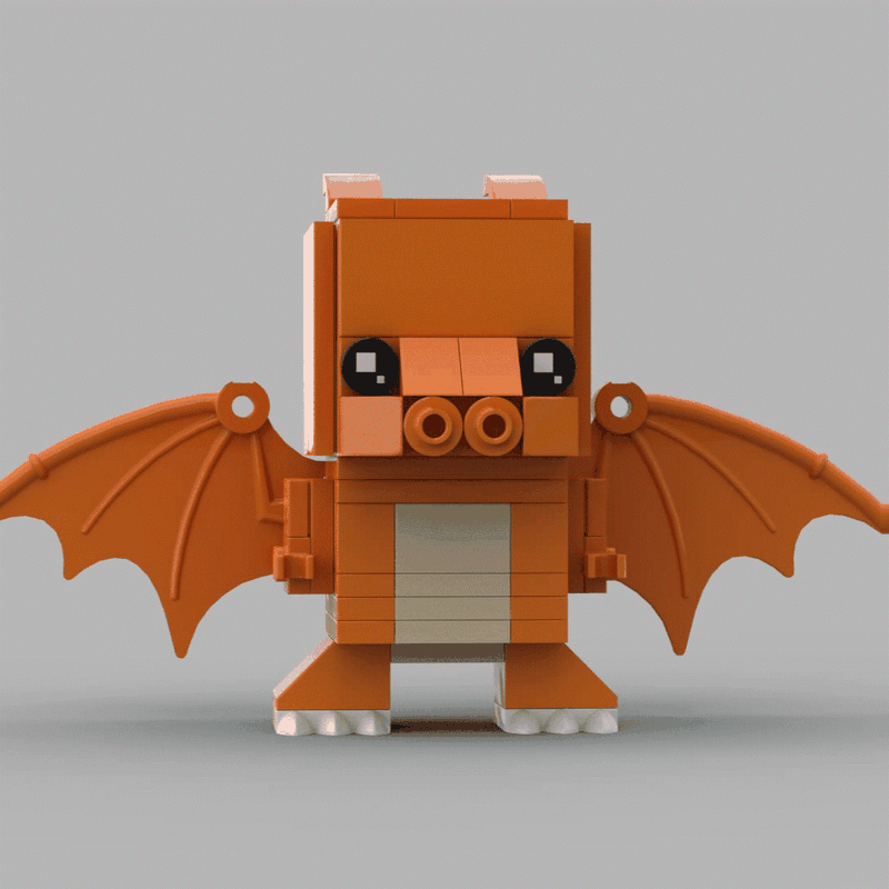 LEGO MOC Charizard (Pokémon) by herpuderpules | Rebrickable - Build ...