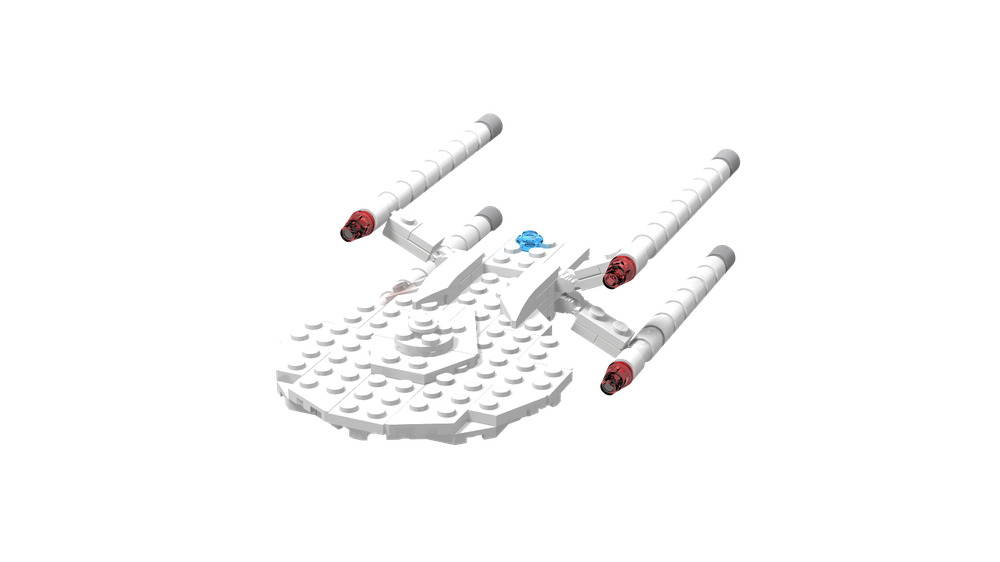 LEGO MOC Radiant-Class Starship Classic USS Stargazer by LegendAJ | Rebrickable - Build with LEGO
