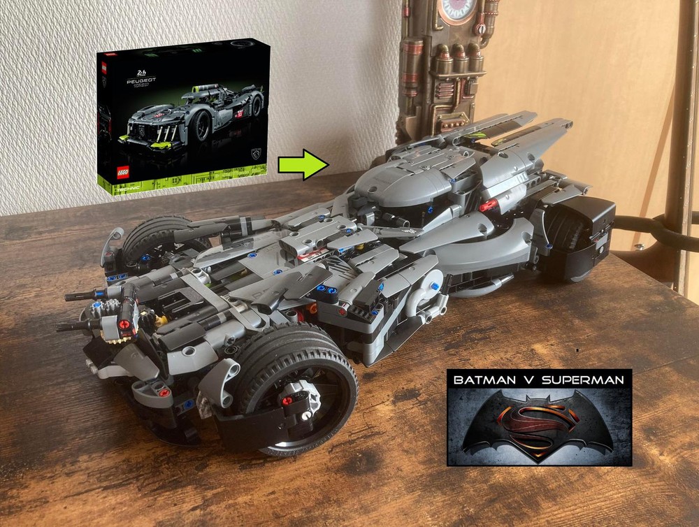 LEGO MOC BvS Batmobile Peugeot 9X8 Alternate Build by CreationCaravan ...