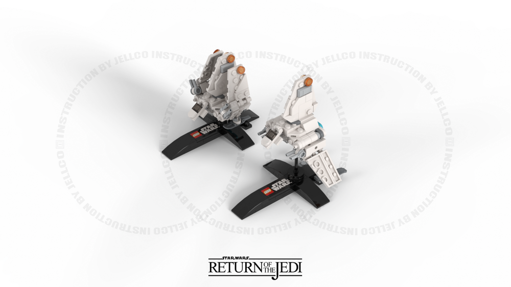 LEGO MOC Ultramicro Imperial Shuttle Lambda Class T-4a by jellco ...