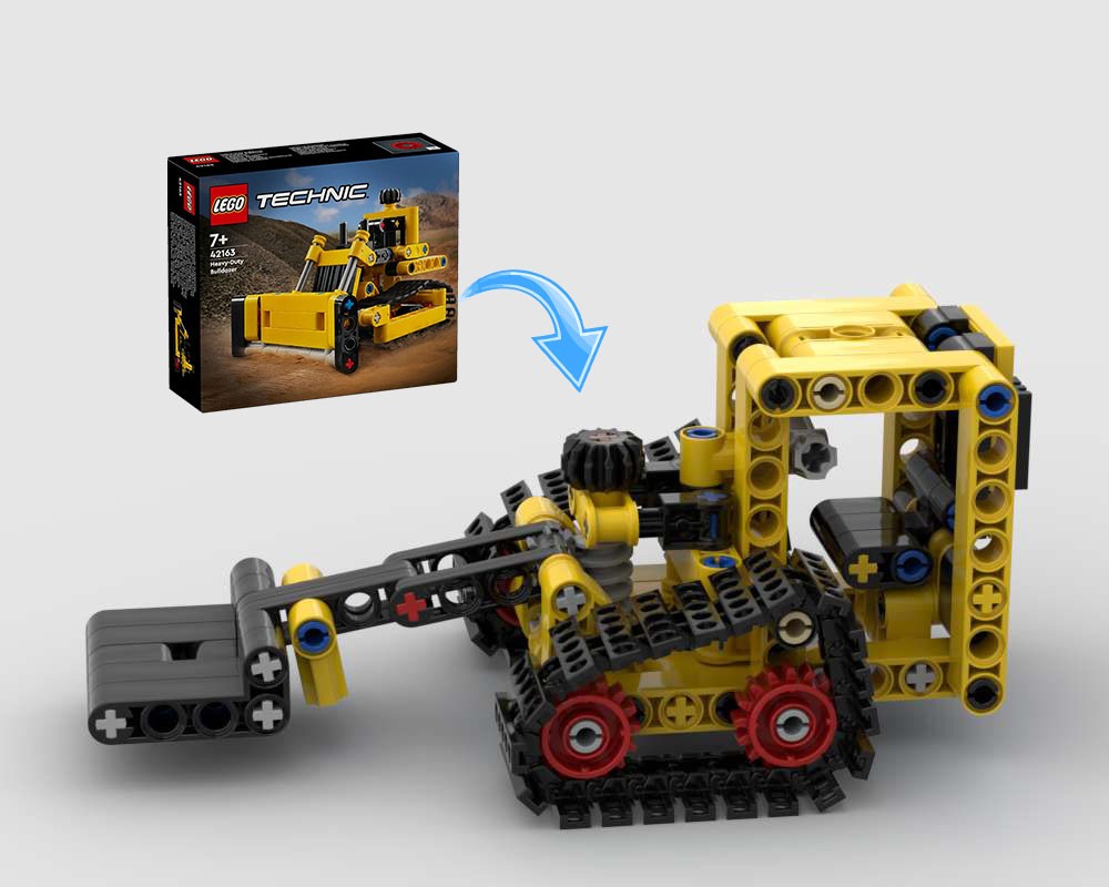 LEGO MOC Small Track Loader 42163 Alternative by ErikGS | Rebrickable ...