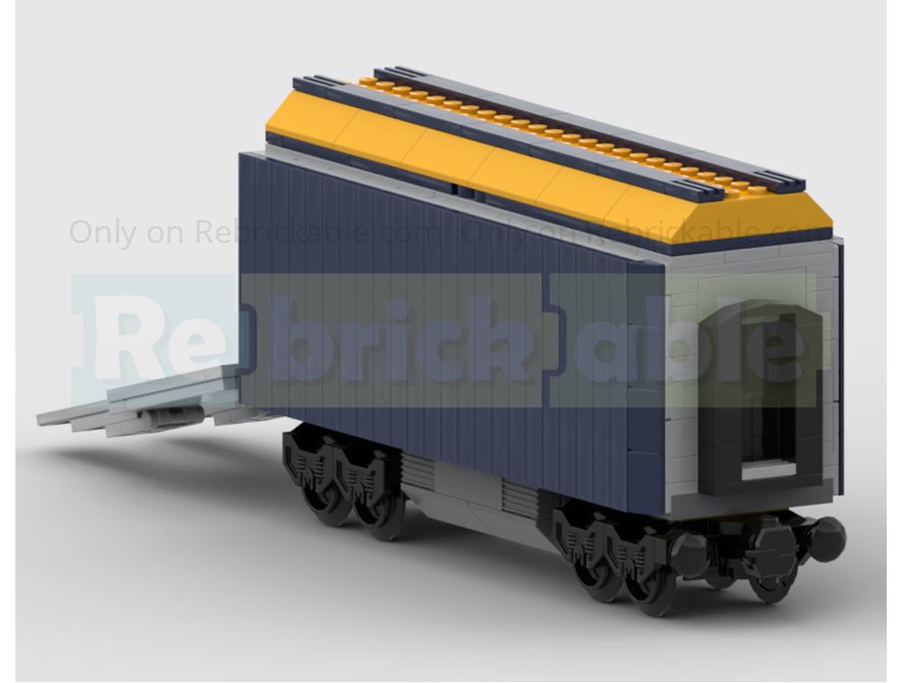 LEGO MOC 60197 Car Carrier Coach Modification - Can Fit 6 Stud Wide Car ...