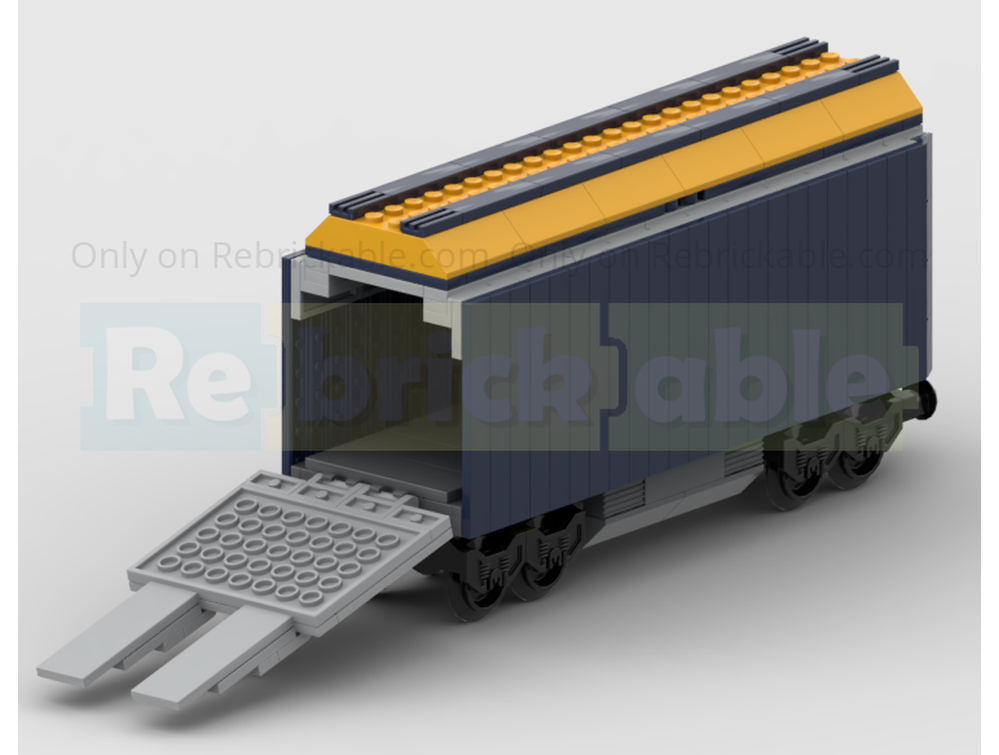 LEGO MOC 60197 Car Carrier Coach Modification - Can Fit 6 Stud Wide Car ...