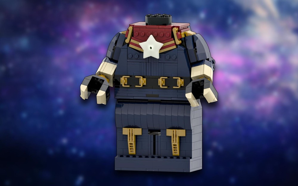 LEGO MOC Up-Scaled LEGO Minifigure Suit - Captain Marvel The Destroyer ...