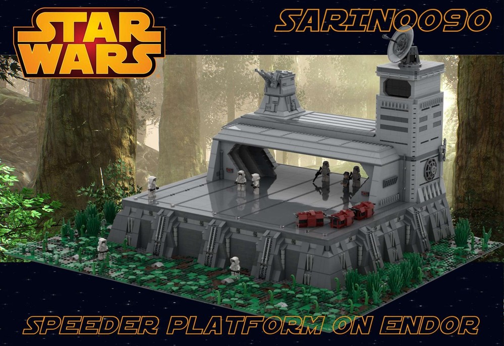 LEGO MOC SW - Speeder Platform on Endor by Sarinoo90 | Rebrickable ...
