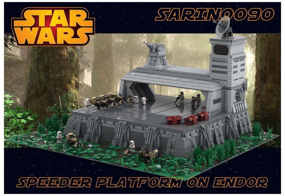 LEGO MOC SW - Speeder Platform on Endor by Sarinoo90 | Rebrickable ...