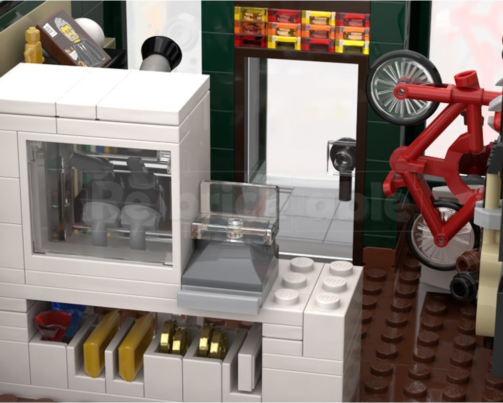 LEGO MOC Pawn Shop Modular Building by Soandso | Rebrickable - Build ...