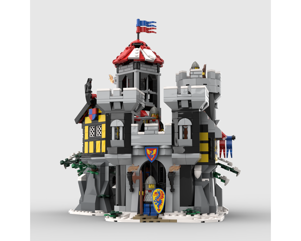 LEGO MOC Dragon Knights Castle by bricks_fan_uy | Rebrickable - Build ...