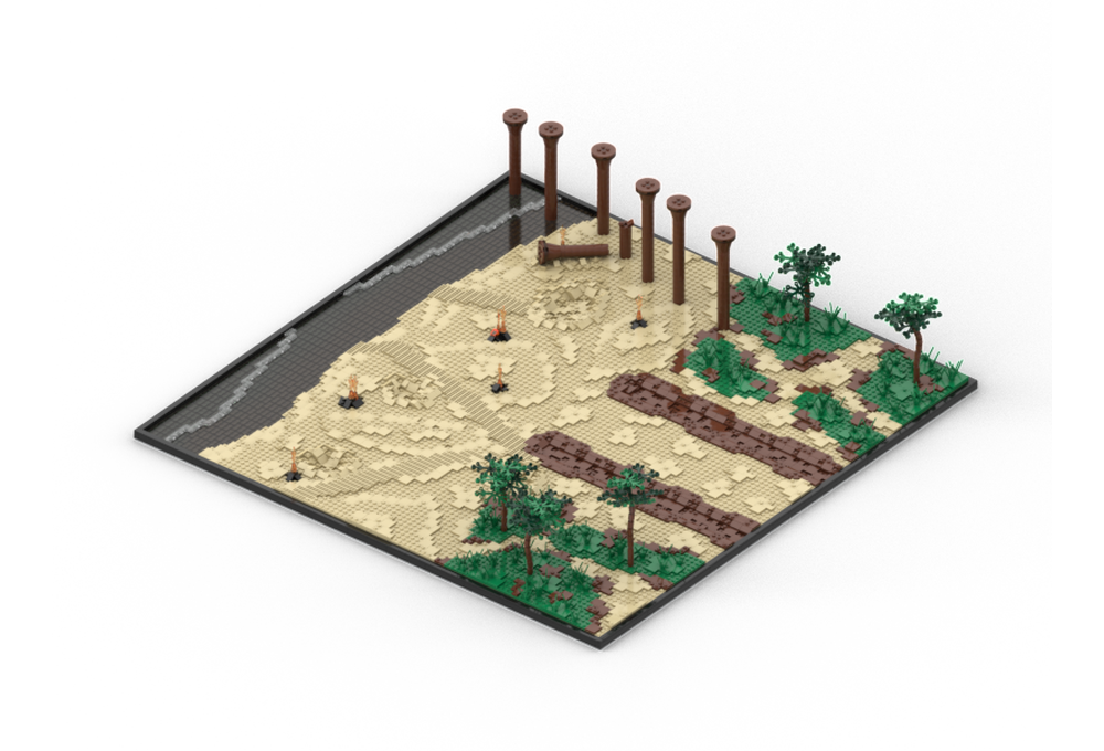 LEGO MOC Kashyyyk beach by thelegowolfpack | Rebrickable - Build with LEGO