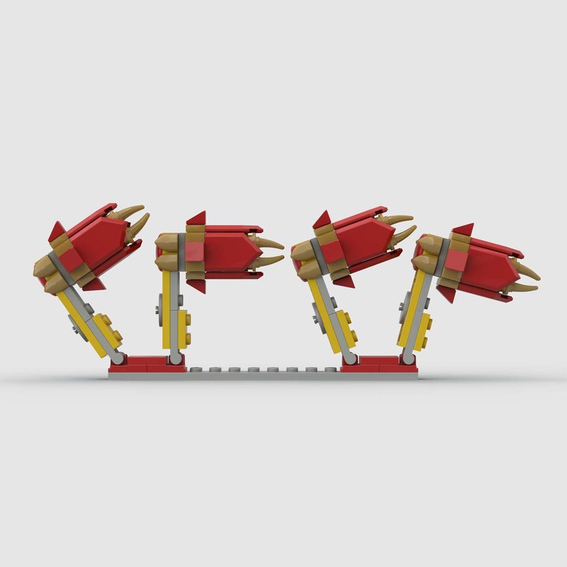 LEGO MOC Four Rolling Dargon Flags by uminuo | Rebrickable - Build with ...