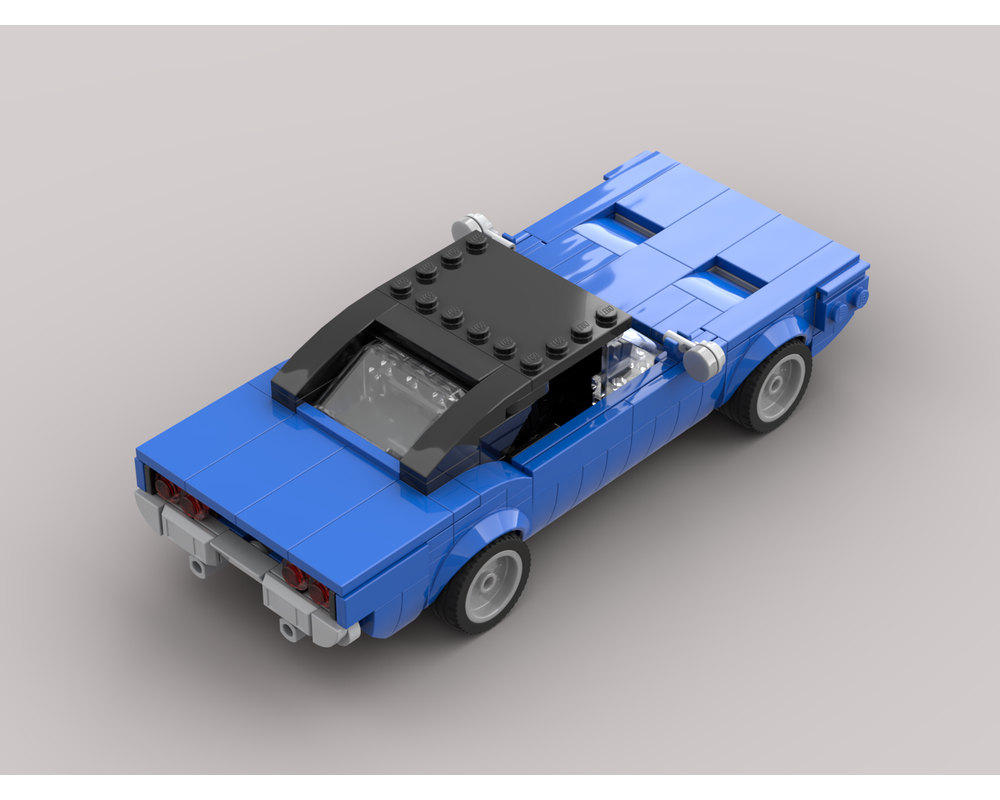 LEGO MOC '68 BLUE CHARGER by GT-Brick | Rebrickable - Build with LEGO