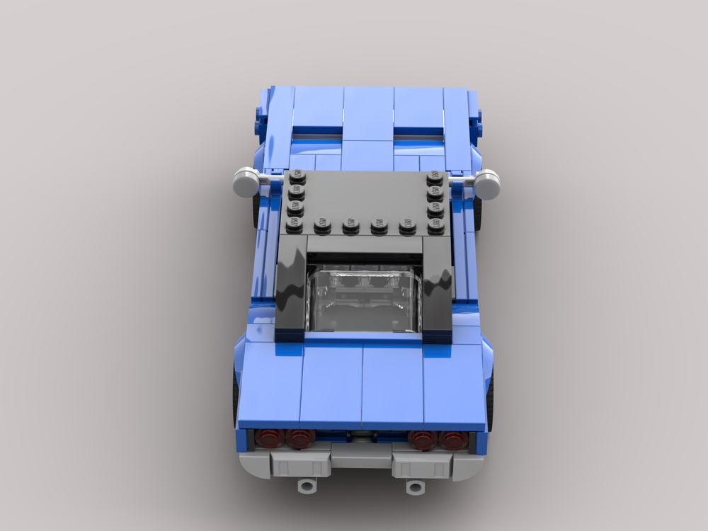 LEGO MOC '68 BLUE CHARGER by GT-Brick | Rebrickable - Build with LEGO