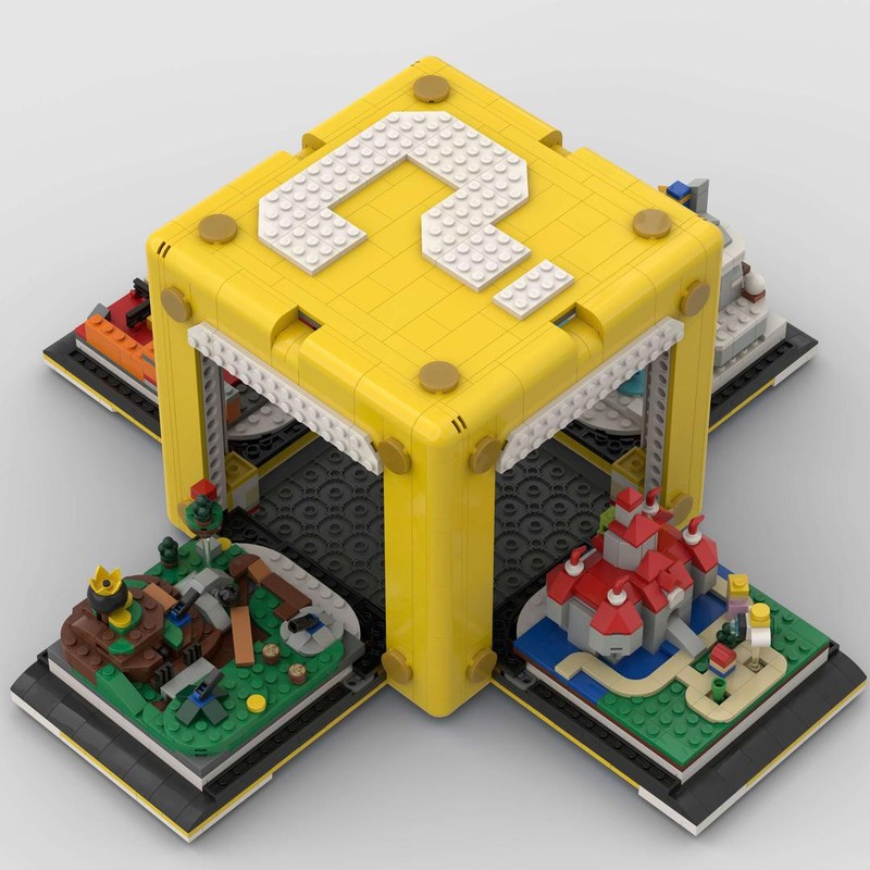 LEGO MOC Magi-Cube Frame + Super Mario by uminuo | Rebrickable - Build ...