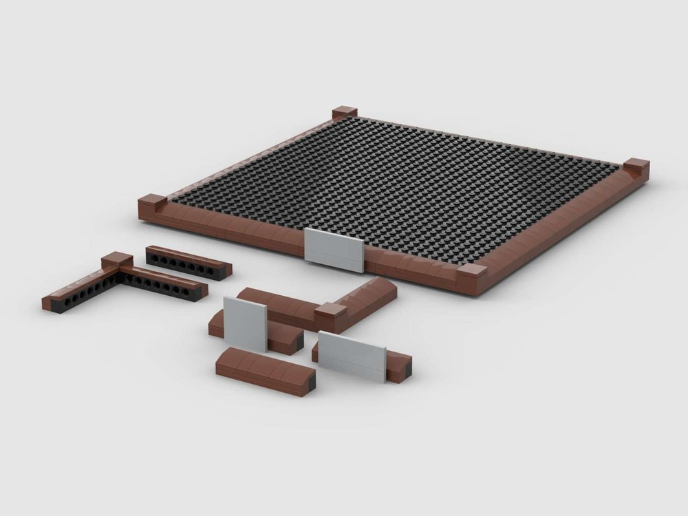 LEGO MOC MIL's Plate Decorative Edging by mDaro | Rebrickable - Build ...