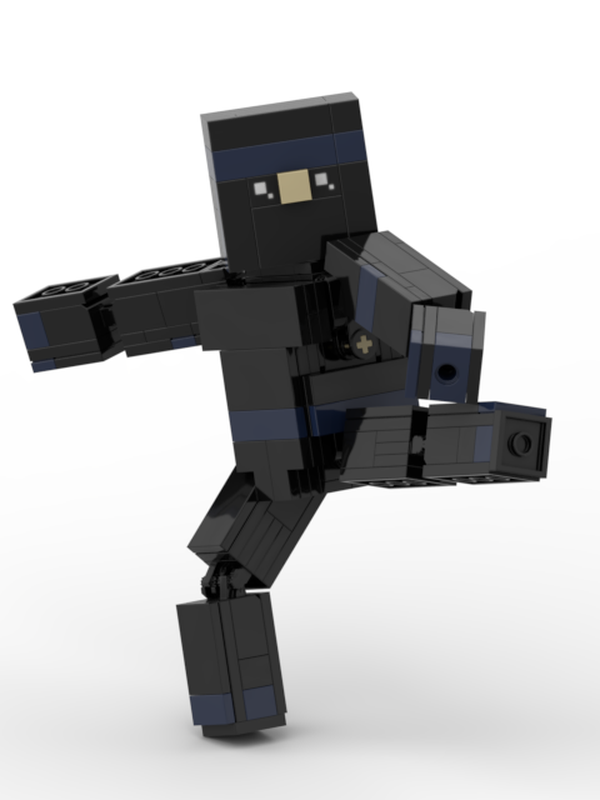 LEGO MOC Giant Posable Figure: Ninja Skin by Space_Steave | Rebrickable ...