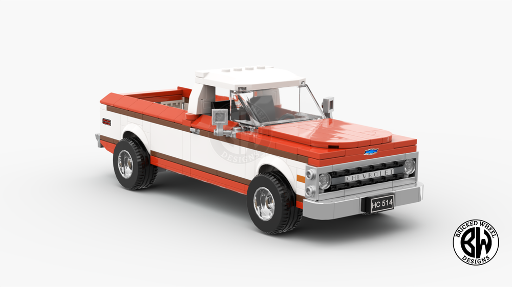 LEGO MOC 1970 Chevrolet C10 Pickup Truck 'Chevy' by BrickedWheel ...
