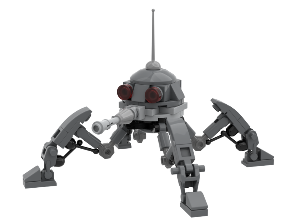 LEGO MOC Dwarf Spider Droid by Industrial Bricks | Rebrickable - Build ...