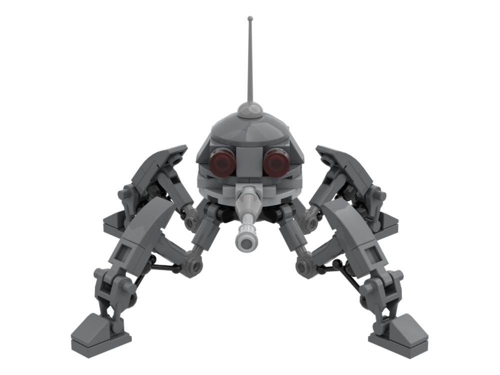 Lego Moc Dwarf Spider Droid By Industrial Bricks Rebrickable Build