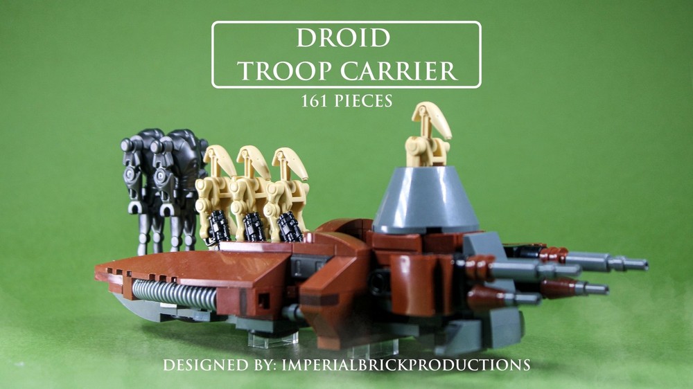 LEGO MOC Droid Troop Carrier by Imperialbrickproductions | Rebrickable ...