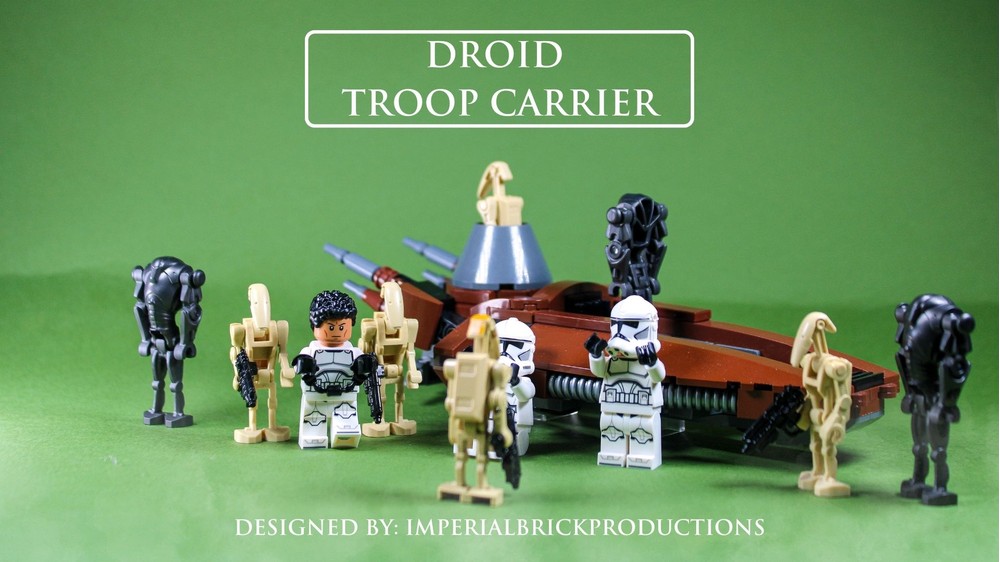 LEGO MOC Droid Troop Carrier by Imperialbrickproductions | Rebrickable ...
