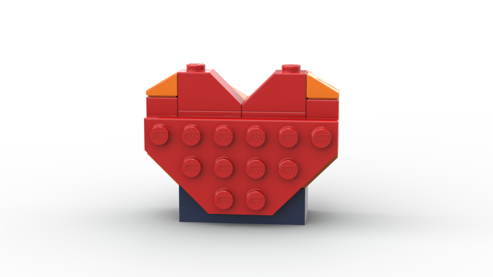 LEGO MOC 11017 Heart by Lenarex | Rebrickable - Build with LEGO