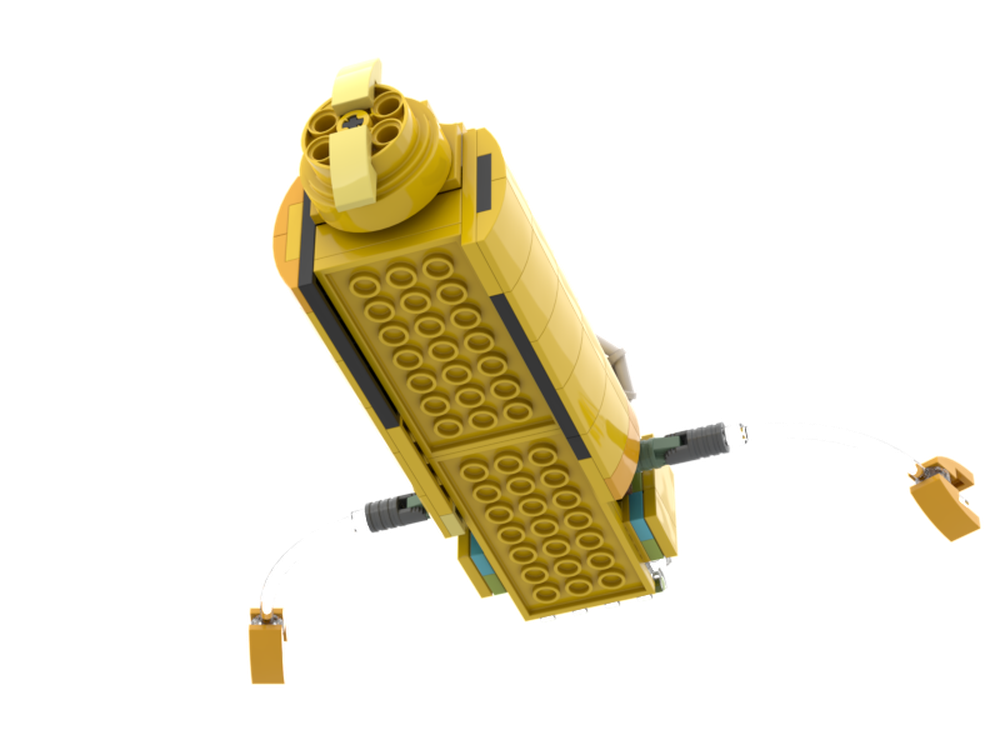 LEGO MOC-172947 Yellow Sub by Kid Stripes | Rebrickable - Build with LEGO