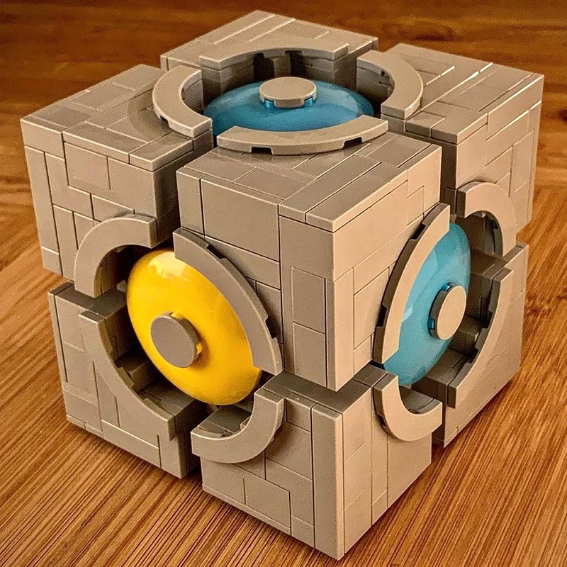 LEGO MOC 6x6 Dish Cube, by Zachary Steinman by Planet GBC | Rebrickable ...
